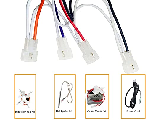 Replacement Digital Thermostat Controller Board for Pit Boss，Compatible with Pit Boss Wood Pellet Grills, Replace for PB700, 340, 440, 820, BBQ Temperature Controller，with W/LCD Display