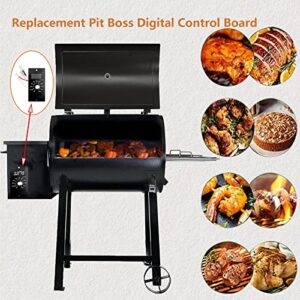 Replacement Digital Thermostat Controller Board for Pit Boss，Compatible with Pit Boss Wood Pellet Grills, Replace for PB700, 340, 440, 820, BBQ Temperature Controller，with W/LCD Display