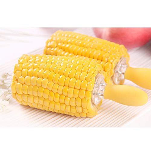 Corn Cob Holders Set, Stainless Steel Corn Skewers for Corn On The Cob Stainless Steel BBQ Tools 10 Pcs By Lechay