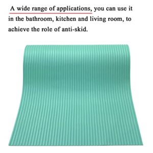 Yewaii Pool Ladder Mat, Above Ground Swimming Pool Ladder and Step Mat, Protective Ladder Pad Step Mat for Pool with Non-Slip Stripe, Light Green 24 inch X 9 inch