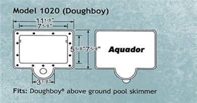 Aquador 1020 Replacement Snap On Cover Only Winterizing Pool Skimmers 71020 - Fits Doughboy Above Ground Pools