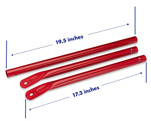 Studio Grill Parts - Legs and Hardware Kit for 18" / 22" Weber Kettle Grills (excluding 2015-2019 Master-Touch/Limited Ed. Kettle) (Red)