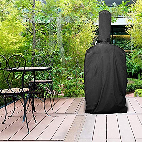 Waterproof Pizza Oven Cover - Heavy Duty 600D Protective Grill Cover Charcoal Fired Bread Oven Smoker BBQ, 26"L x 18"W x 65"H