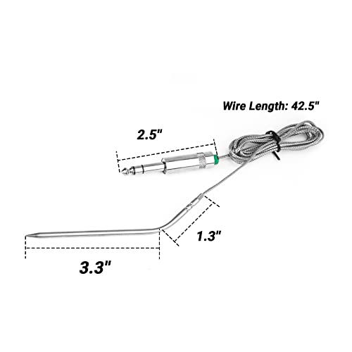 Stanbroil Meat Temperature Probe and Universal Meat Grill Thermometer Probe for Green Mountain Jim Bowie, Daniel Boone, and Davy Crockett Pellet Grills, Replacement Parts for GMG Part P-1035/GMGP40