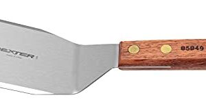 Traditional 85849PCP 4" x 3" Hamburger Turner with Wood Handle