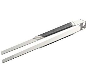 Everdure by Heston Blumenthal Premium Large Grilling Tweezers: Brushed Stainless Steel, Soft Grip Handle and Lightweight, Perfect Precision Tweezers for Handling Small Items on The Grill or Cooktop