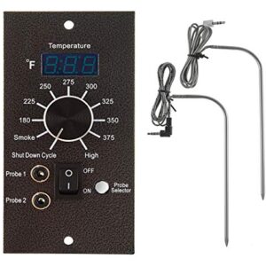 Digital Pro Controller with Meat Probes for Traeger Wood Pellet Grills, Replacement for Traeger Grills BAC365 Pro Series Controller