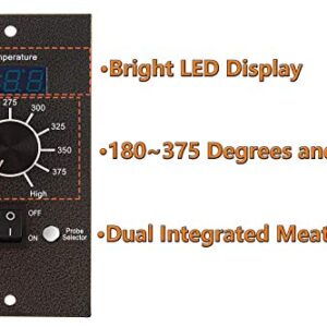 Digital Pro Controller with Meat Probes for Traeger Wood Pellet Grills, Replacement for Traeger Grills BAC365 Pro Series Controller