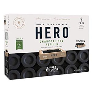 Fire & Flavor HERO Pods Charcoal Grill Pod 2 Pack Refill