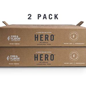 Fire & Flavor HERO Pods Charcoal Grill Pod 2 Pack Refill