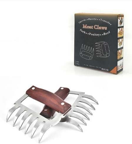 3-in-1 Shredder, Bottle Opener, Knife: The Ultimate BBQ Claws for Shredding Pork, Chicken, and More - Smoking Meat Accessories