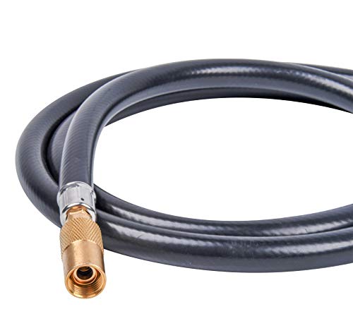 GasSaf 5FT Propane Regulator with Hose, Griddles Regulator and Gauge Suitable for Blackstone 17”/22” Tabletop Griddle, Pit BOSS 2 Burner Gas Griddles