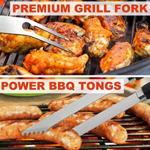 22PCS Grill Tool Set with Aluminum Case for Outdoor Camping Barbecue, Perfect Grill Kit Gift for Men Women on Birthday Father’s Day, Grill Utensils Set, Specially Designed BBQ Set for Pro