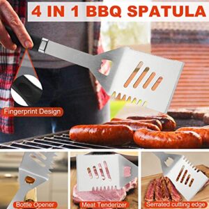 22PCS Grill Tool Set with Aluminum Case for Outdoor Camping Barbecue, Perfect Grill Kit Gift for Men Women on Birthday Father’s Day, Grill Utensils Set, Specially Designed BBQ Set for Pro