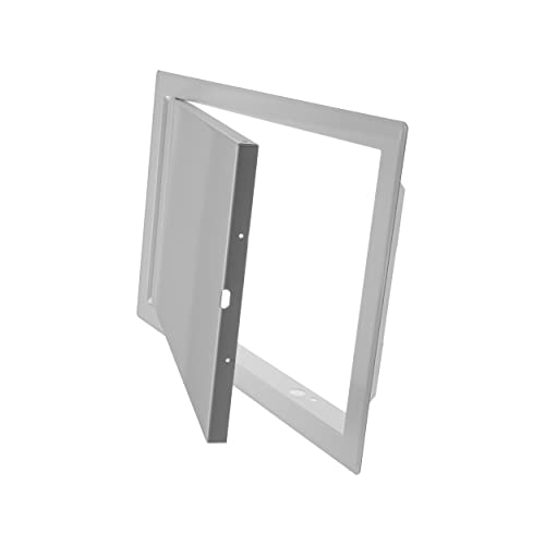 Vent Systems 8'' x 12'' Inch White Metal Access Panel - Easy Access Doors - Access Panel for Drywall, Wall, Electrical and Plumbing Service Door