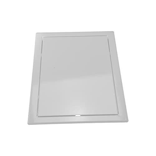 Vent Systems 8'' x 12'' Inch White Metal Access Panel - Easy Access Doors - Access Panel for Drywall, Wall, Electrical and Plumbing Service Door