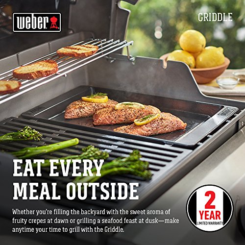 Weber Grill Griddle for Spirit Grills, Black