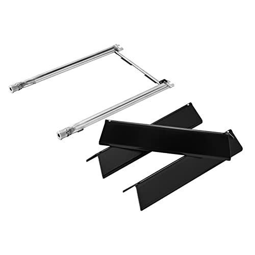 Charbrofire Spirit and Spirit II 200 Series 7635 Flavorizer Bars and 69785 Burner Replacement Parts for Weber Spirit E-210 E-220 S-210 S-220 Spirit ii E-210 Tube Burner Kit and More