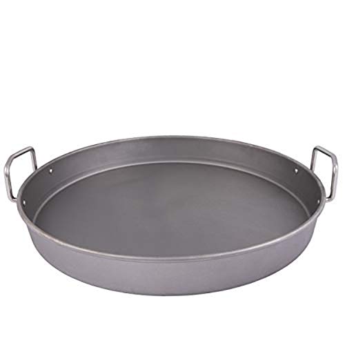 Oklahoma Joe's 1996978P04 18.5-inch Carbon Steel Deep Dish Pan, Silver