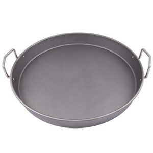 Oklahoma Joe's 1996978P04 18.5-inch Carbon Steel Deep Dish Pan, Silver