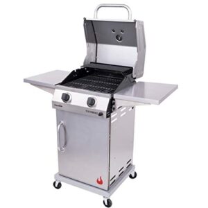 Char-Broil 463660421 Performance 2-Burner Cabinet Style Liquid Propane Gas Grill, Stainless Steel