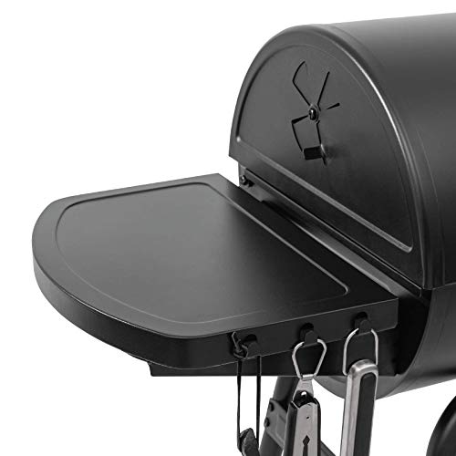 King-Griller Gambler Barrel Style Charcoal Grill