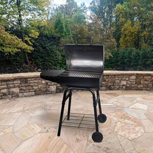 King-Griller Gambler Barrel Style Charcoal Grill