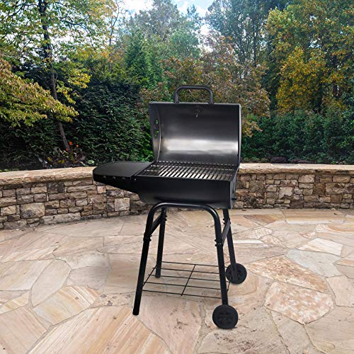 King-Griller Gambler Barrel Style Charcoal Grill