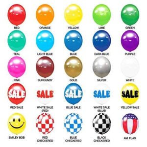 Balloon Bobber - Weatherproof Reusable Balloon Triple Cluster Pole Kit - Helium Free Plastic Outdoor Balloons