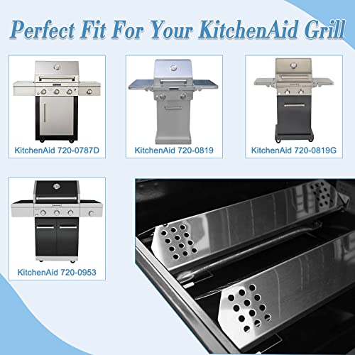 Adviace Grill Replacement Parts for Kitchen/Aid 720-0787D 720-0819 720-0953 720-0819G 720-0953A 730-0953 730-0787D 720-0787 Gas Grill Models, 3-Pack