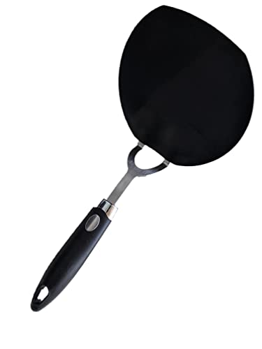 Extra Wide Spatula Turner, Heat-Resistant Nylon Pancake Grill Spatula Turner, Stainless Steel Neck, Cool-Touch Handle