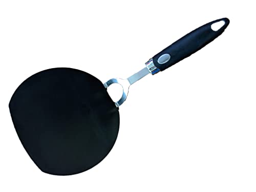 Extra Wide Spatula Turner, Heat-Resistant Nylon Pancake Grill Spatula Turner, Stainless Steel Neck, Cool-Touch Handle