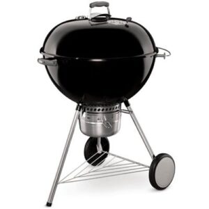 weber original kettle premium 26 inch charcoal grill, black