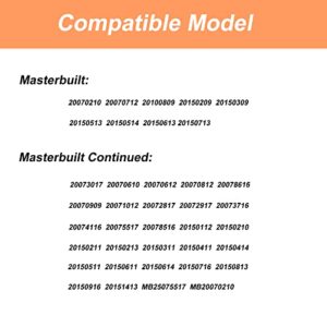 WADEO Adjustable Thermostat Probe Control Cord for Masterbuilt Smokers Cord Replacement.(15A Max, 110V)