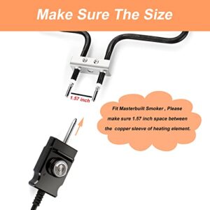 WADEO Adjustable Thermostat Probe Control Cord for Masterbuilt Smokers Cord Replacement.(15A Max, 110V)