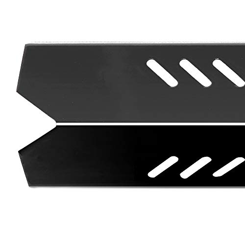 Rejekar Porcelain Steel Heat Plate for Backyard Grill BY12-084-029-98, Backyard GBC1255W, Uniflame GBC1059WB, Dyna Glo DGF493BNP DGF510SBP, 15 inch Heat Shield Tent Flame Tamer Burner Cover