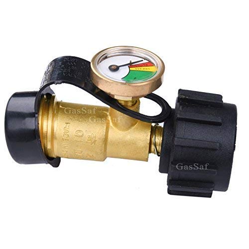 GasSaf Propane Tank Gas Gauge Leak Detector - Universal for QCC1 Type1 Propane Tank Gas Pressure Meter