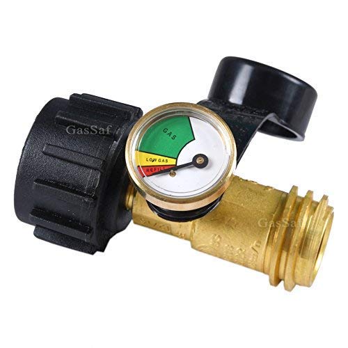 GasSaf Propane Tank Gas Gauge Leak Detector - Universal for QCC1 Type1 Propane Tank Gas Pressure Meter