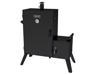 dyna-glo dgo1890bdc-d wide body vertical offset charcoal smoker,black