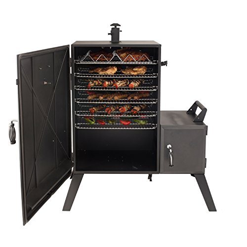 Dyna-Glo DGO1890BDC-D Wide Body Vertical Offset Charcoal Smoker,Black