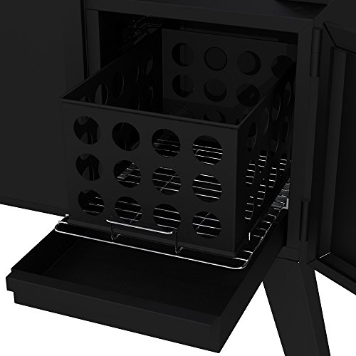 Dyna-Glo DGO1890BDC-D Wide Body Vertical Offset Charcoal Smoker,Black