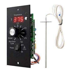 digital thermostat kit for traeger pellet grills, barbecue grill replacement parts, digital thermometer pro controller