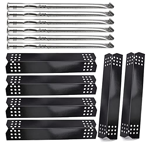 Criditpid Replacement Parts for Nexgrill 720-0896B 720-0882A 720-0896 720-0925 720-0896C 720-0896E Grill, Grill Heat Plates Shield Burner Tubes Parts for Nexgrill 6 Burner 720-0896B Grill