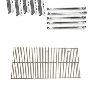 Nexgrill 720-0025 Barbecue Grill Replacement Kit - 5 Stainless Burners, 5 Heat Shields and Heavy Duty Stainless Steel Cooking Grates