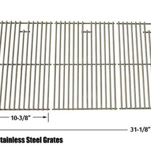 Nexgrill 720-0025 Barbecue Grill Replacement Kit - 5 Stainless Burners, 5 Heat Shields and Heavy Duty Stainless Steel Cooking Grates