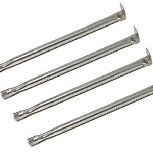 GrillSpot Napoleon Gas Grill Stainless Steel Burner Replacement for LEX, Prestige & Other Models - Exact Fit Barbecue Grill Parts (Set of 4)