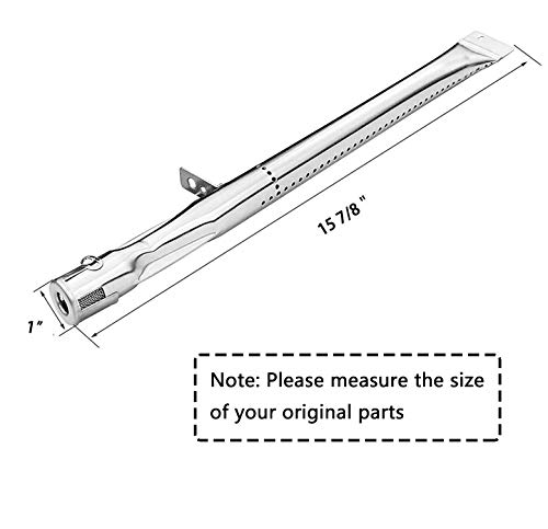 Htanch PN4332 (2-Pack) SA4331(4-Pack) Repair Kit Replacement for Stok SGP4330SB, SGP4331, SGP4130N, Stok Quattro 4 Burner Grills, Parts Gas Grill Pipe Burners Tube, Heat Plate, Crossover