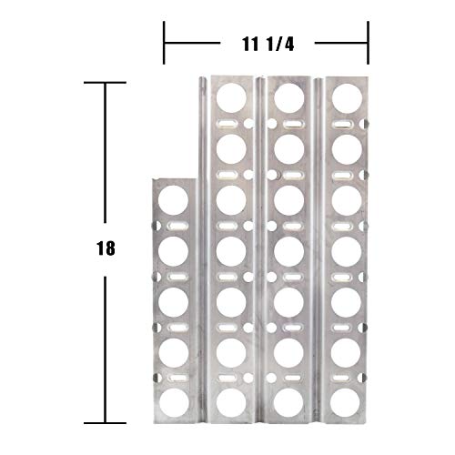 Music City Metals 92561 Stainless Steel Heat Plate Replacement for Gas Grill Model Dynasty DBQ30F