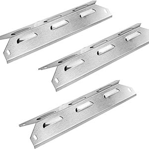 Grill Replacement Parts for Kenmore 146.23678310, 146.23679310, 640-05057371-6, 640-05057373-6 Gas Grills, Stainless Steel Grill Heat Plate, Heat Shield Tent, Burner Cover, Flame Tamer, 3 Pack