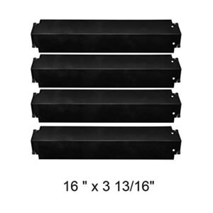 Sunshineey Replacement Parts IC321 Porcelain Steel Heat Plate,Heat Shield, Heat Tent for Charbroil, Kenmore Sears, Thermos, Lowes Model Grills and Others (4 Pack)